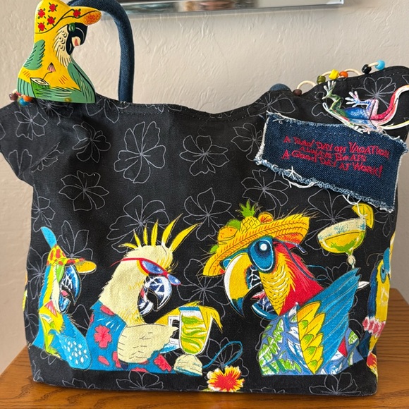 Caribbean Soul | Bags | Caribbean Soul Parrot Party Beach Denim And ...